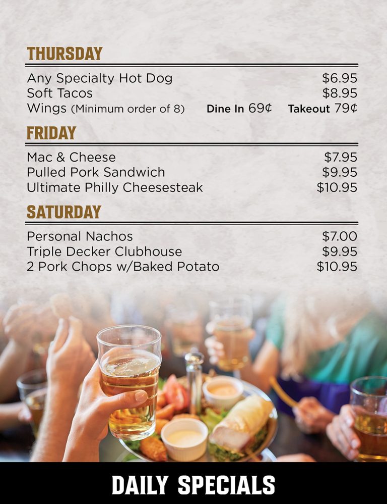 The Rumour Mill Bar & Grill Oshawa - Friendly Atmosphere, Daily ...