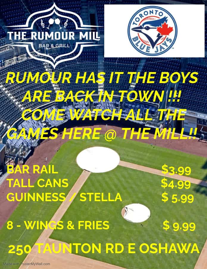 The Rumour Mill Bar & Grill Oshawa - Friendly Atmosphere, Daily ...